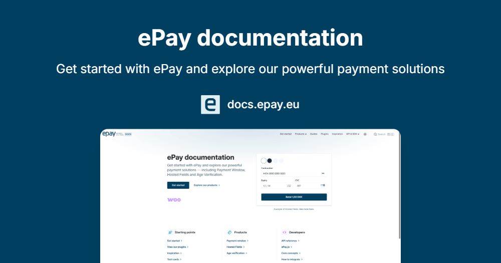 Introduction | ePay documentation